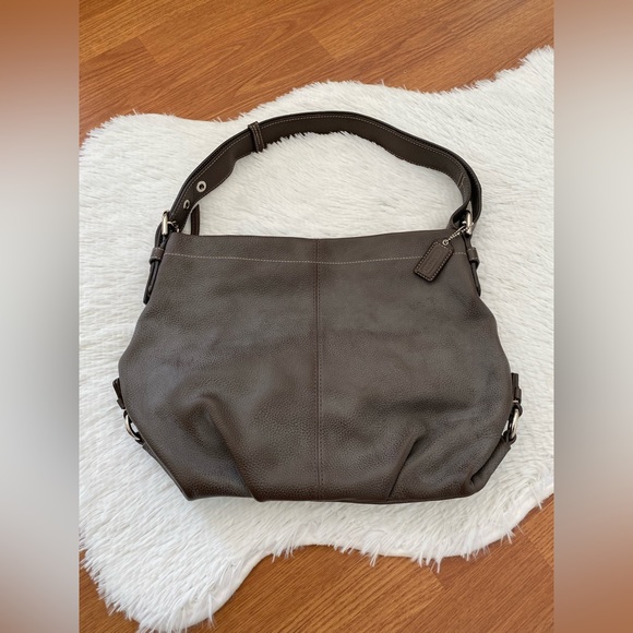 Coach | Bags | Coach Purse Bag Soho Duffle Pebbled Leather Hobo Bag ...